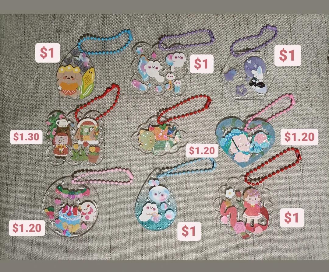 Wts Decorated Acrylic Keychains, Guka/Goo Plates, Hobbies & Toys ...