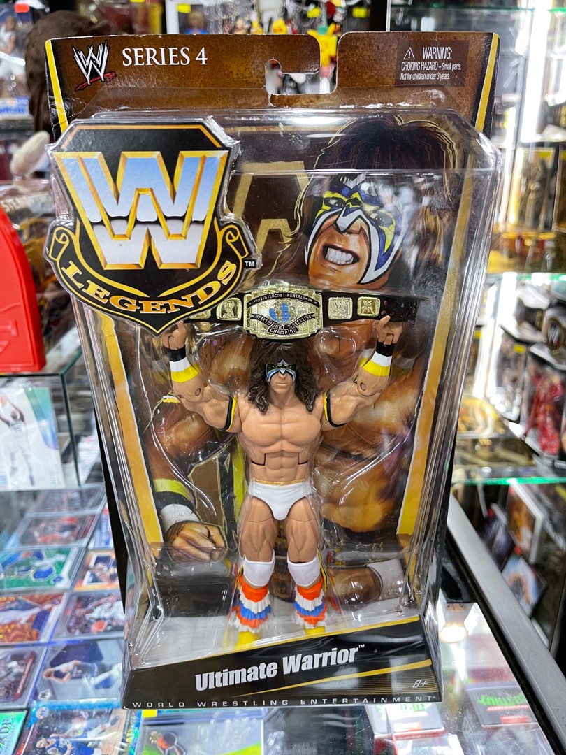 WWE Mattel Elite Legends Ultimate Warrior, Hobbies & Toys, Toys & Games ...