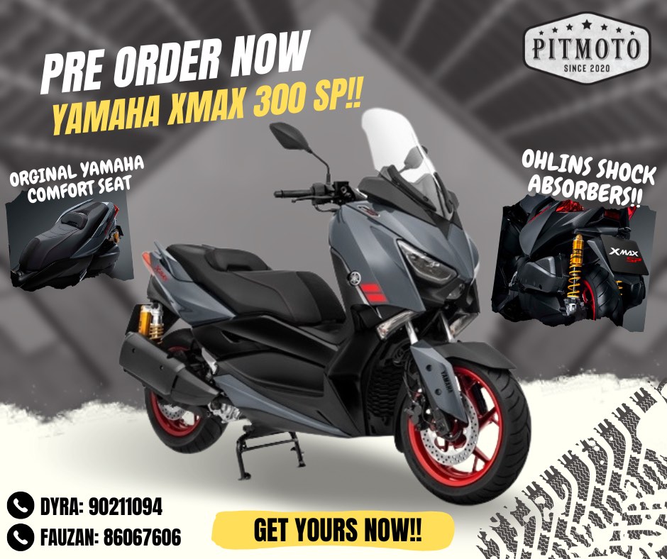 Yamaha Xmax 300 SP, Motorcycles, Motorcycles for Sale, Class 2A on Carousell