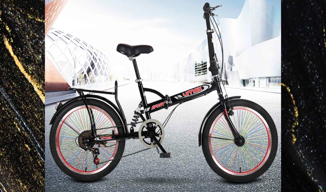 20" Lightweight Folding bike Vmax Foldable bicycle with gear 6 speed ...