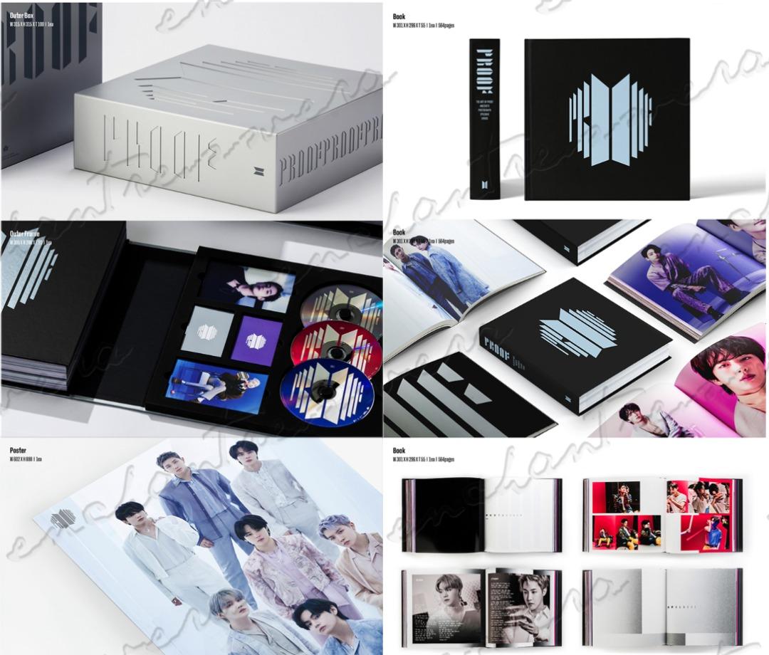 BTS PROOF COLLECTOR'S EDITION TINGI (RM Jin Hobi Jimin Taehyung Jungkook Member Set, OT7 Poster ...