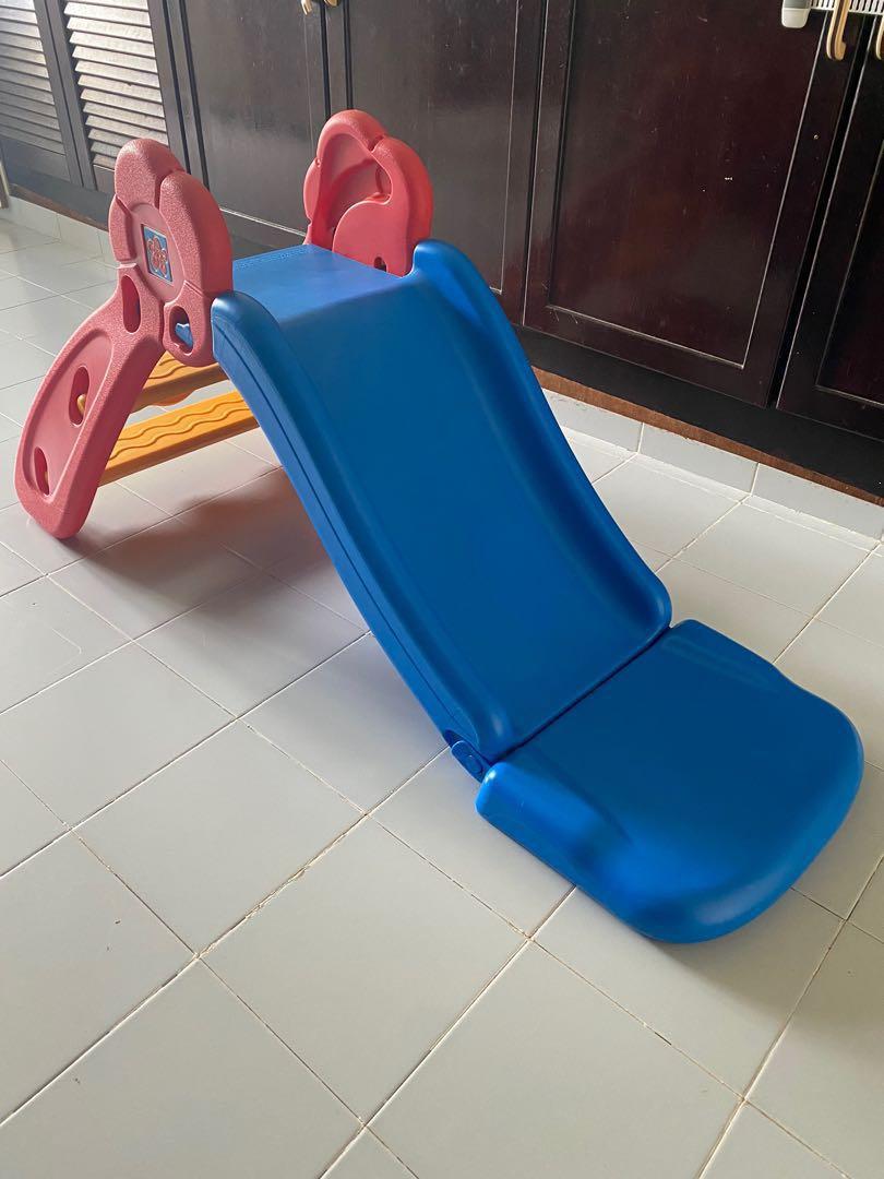 2-step slide with basketball hoop (2 in 1), Babies & Kids, Baby Nursery ...