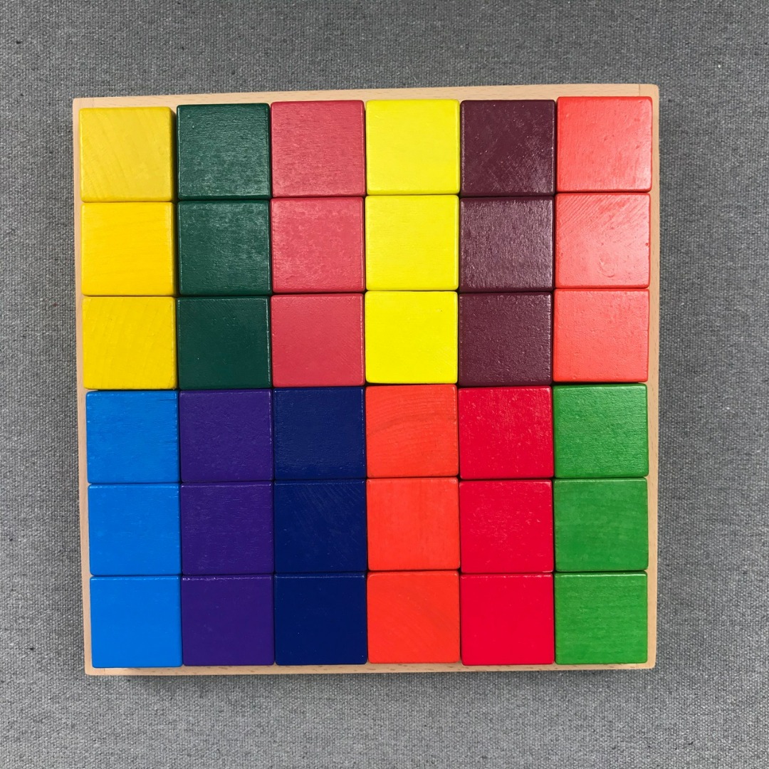 36 pcs Wooden Mosaic Block for Kids, Hobbies & Toys, Toys & Games on ...