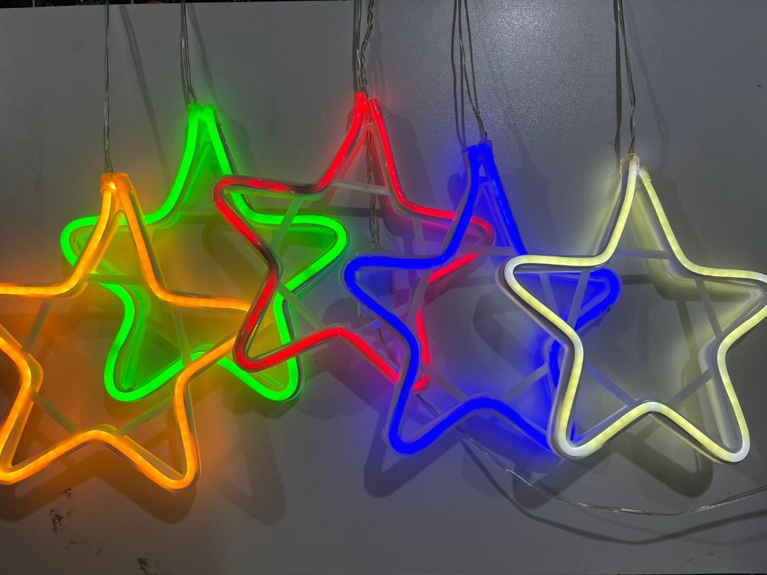 5 Stars Neon String Lights with FREEBIE :) SRP : P 1150 ICC certified ...