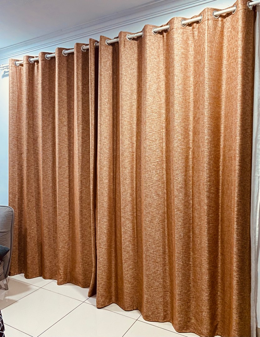 80% Block out curtain, Furniture & Home Living, Home Decor, Curtains ...