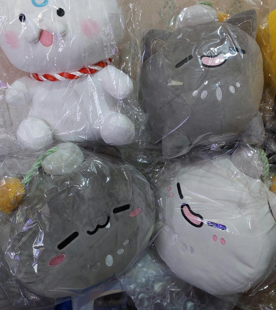 獅白ぼたん 獅白牡丹 100萬人紀念 SSRBクッション黒, 興趣及遊戲, 玩具 & 遊戲類 - Carousell