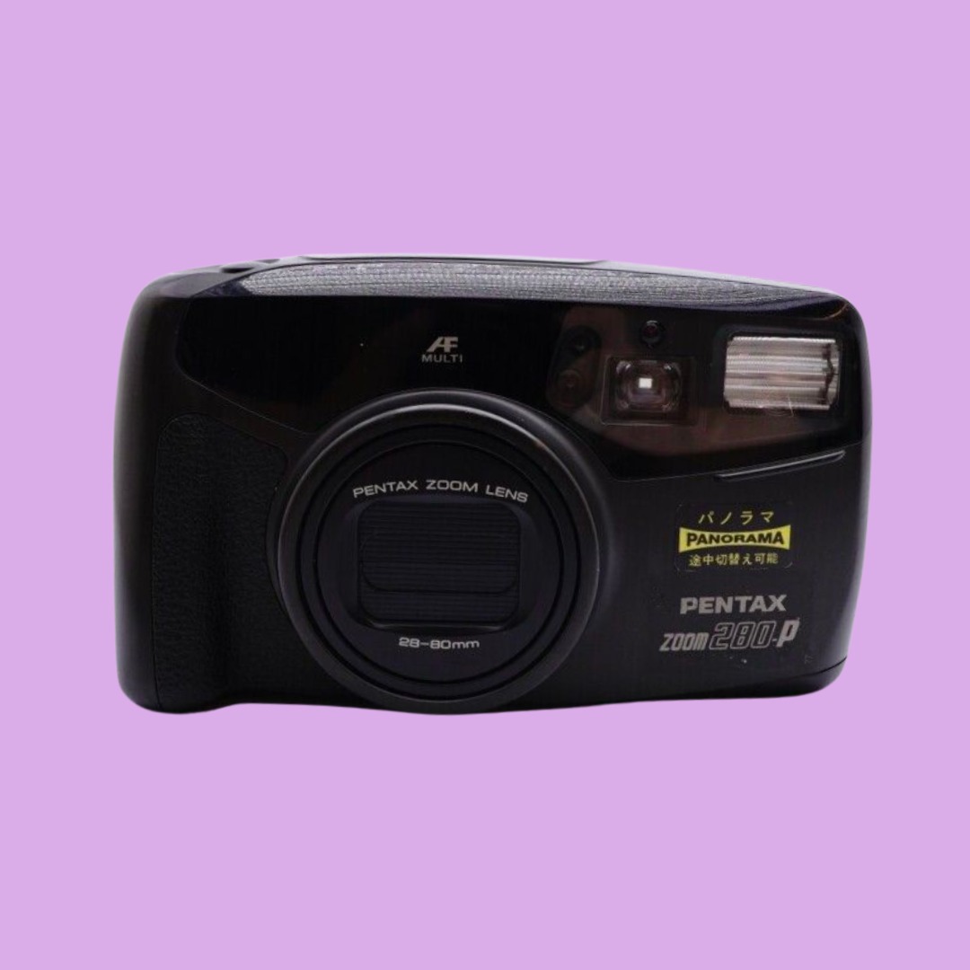 Pentax Zoom 280-P film camera, Photography, Cameras on Carousell