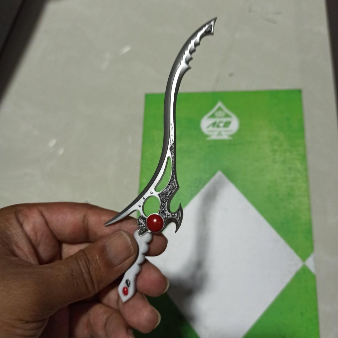 ACE TOYZ 1/6 SCALE GREEN POWER RANGER SWORD OF DARKNESS WEAPON PART Compatible with Hot Toys ...