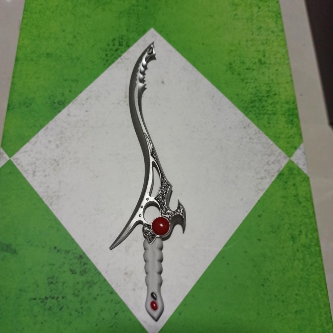 ACE TOYZ 1/6 SCALE GREEN POWER RANGER SWORD OF DARKNESS WEAPON PART Compatible with Hot Toys ...