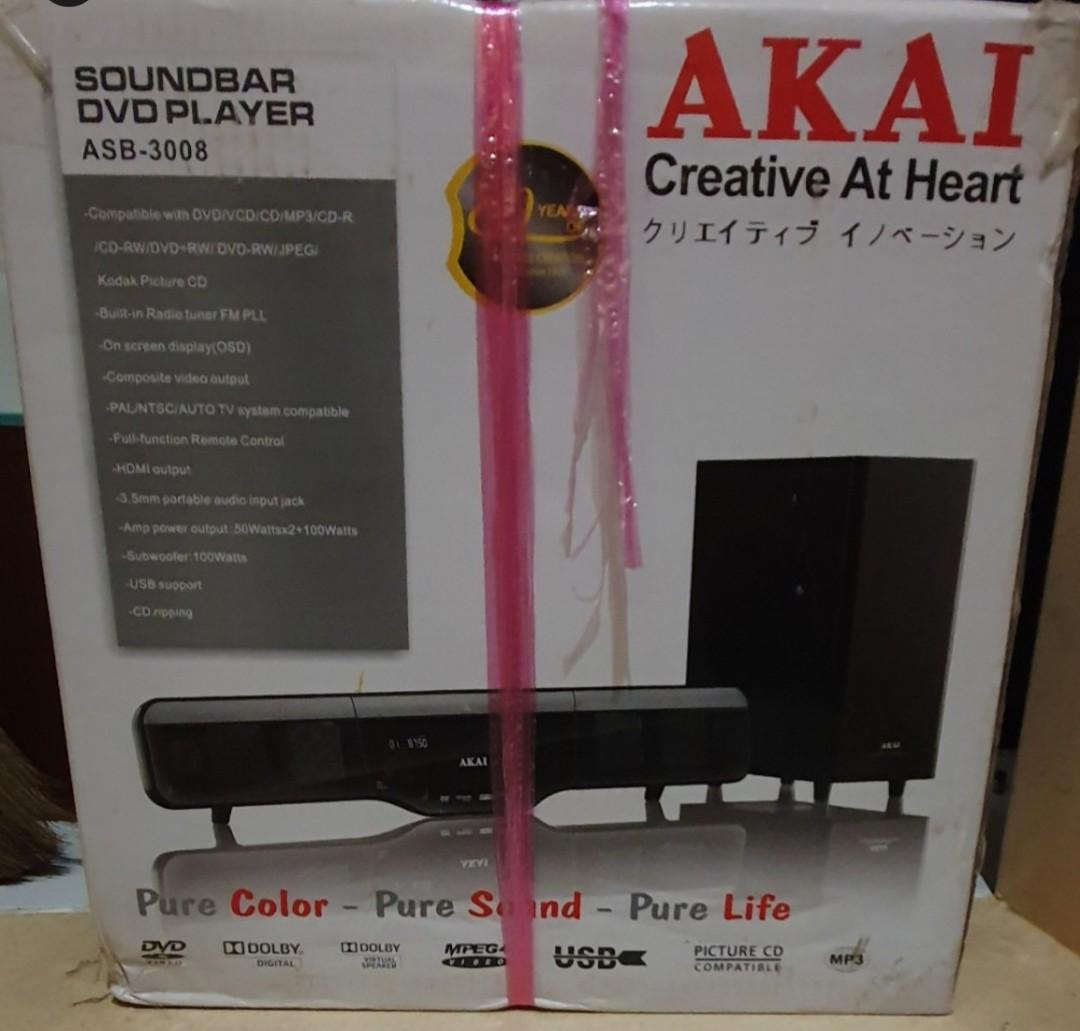 Akai Soundbar DVD Player, Audio, Soundbars, Speakers & Amplifiers on ...