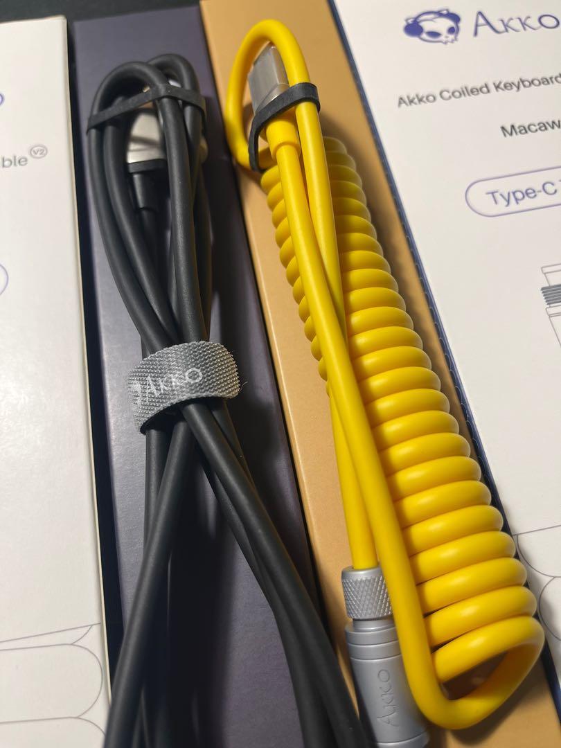 Akko Coiled Keyboard Cable, Computers & Tech, Parts & Accessories ...