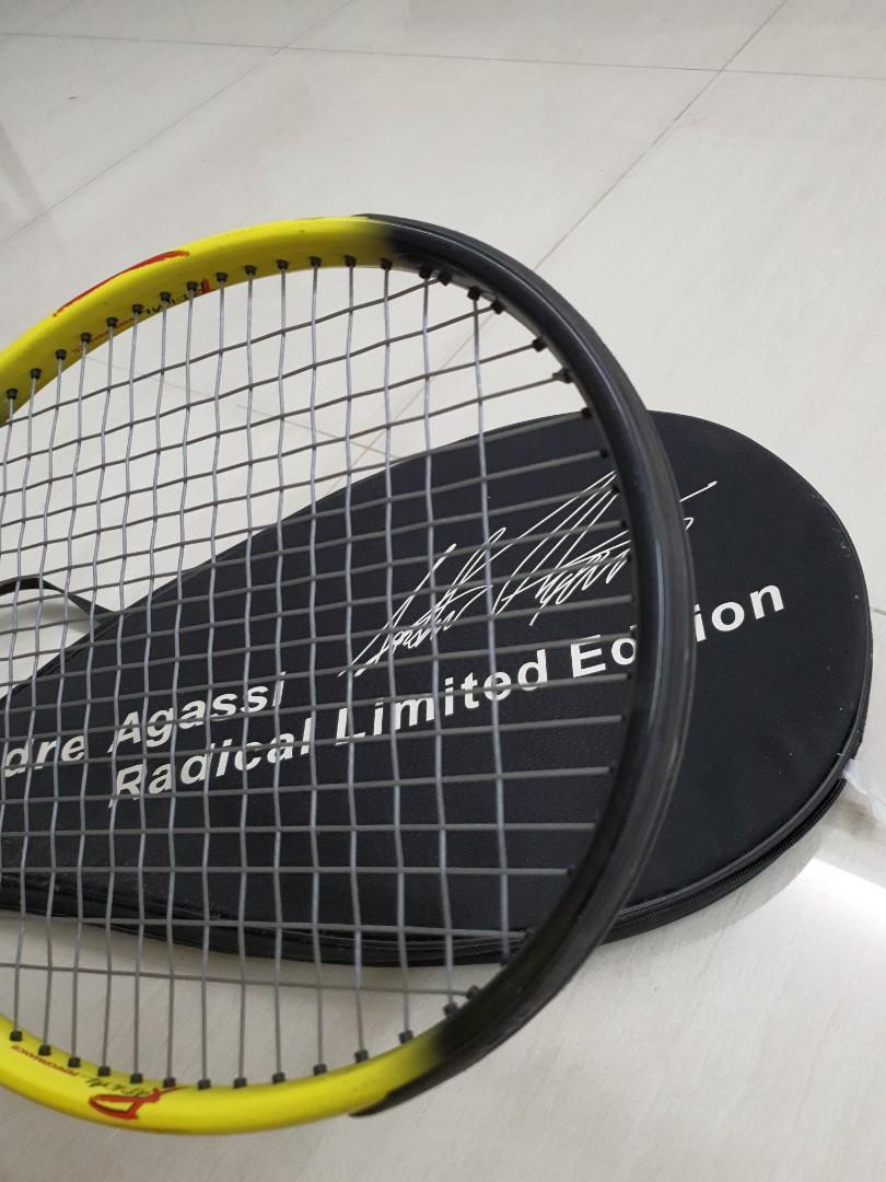 Andre agassi radical limited edition tennis racket, Sports Equipment ...