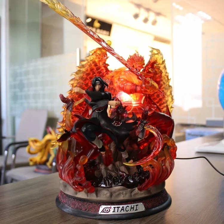 Anime Uchiha Itachi Susanoo Action Figure Naruto Shippuden glow Light ...