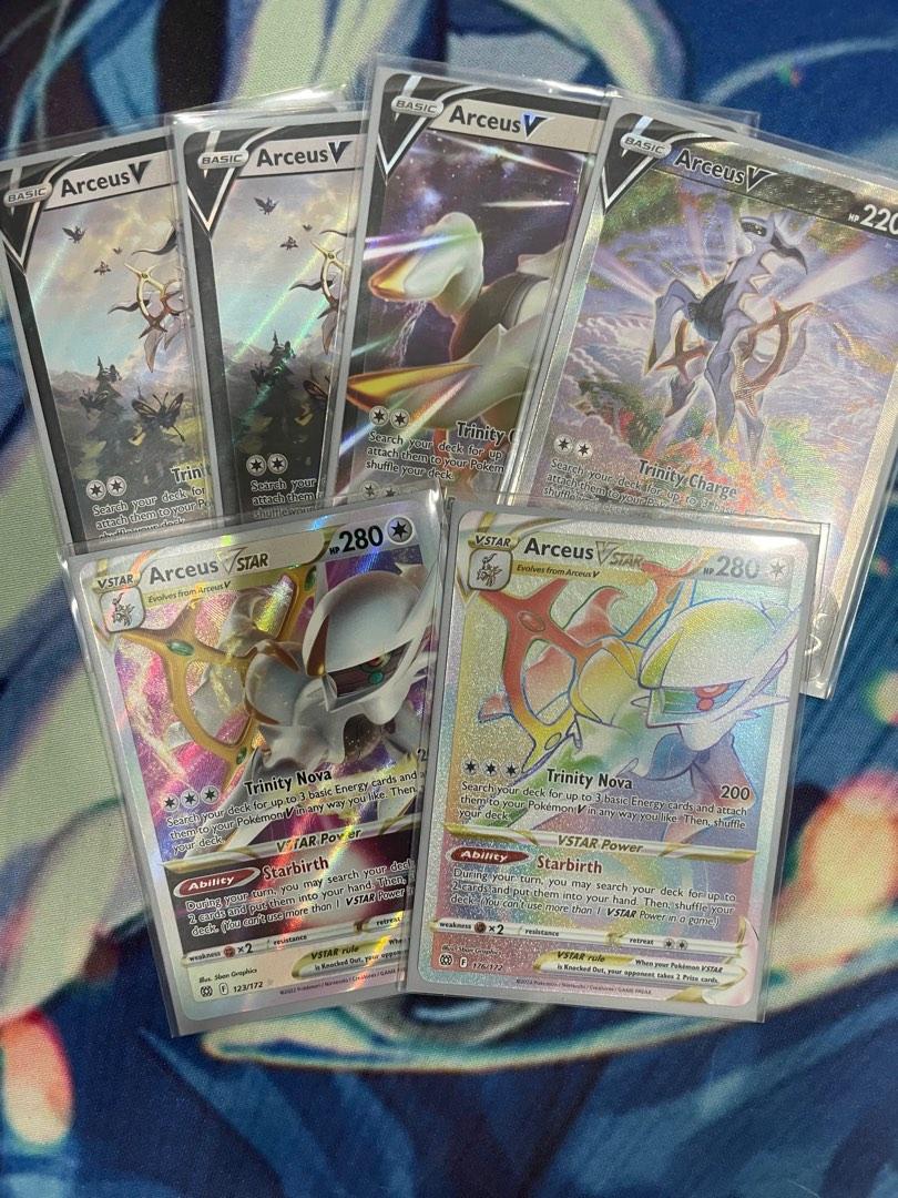Arceus V Vstar Set AA Rainbow pokemon TCG, Hobbies & Toys, Toys & Games ...