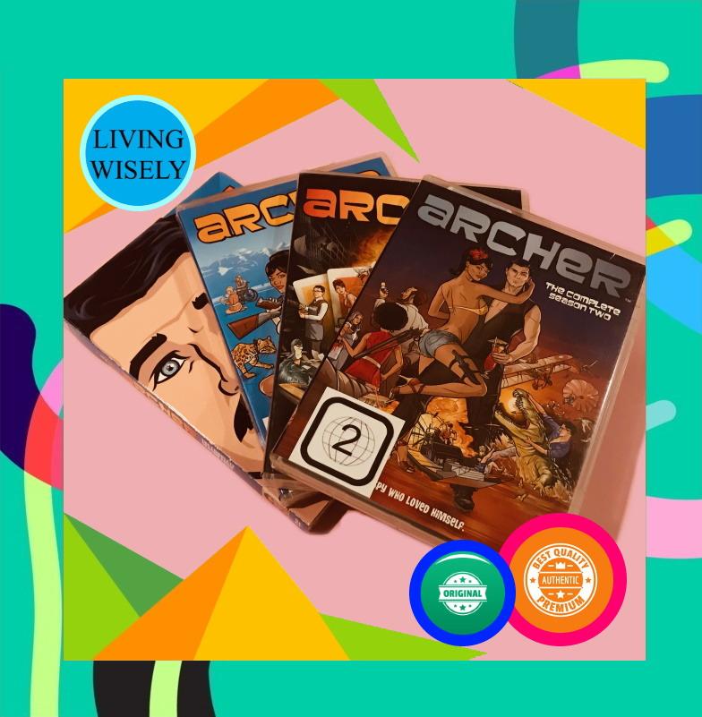 Archer Animated Series DVD Collection Seasons 1, 2, 3 and 4, Hobbies ...