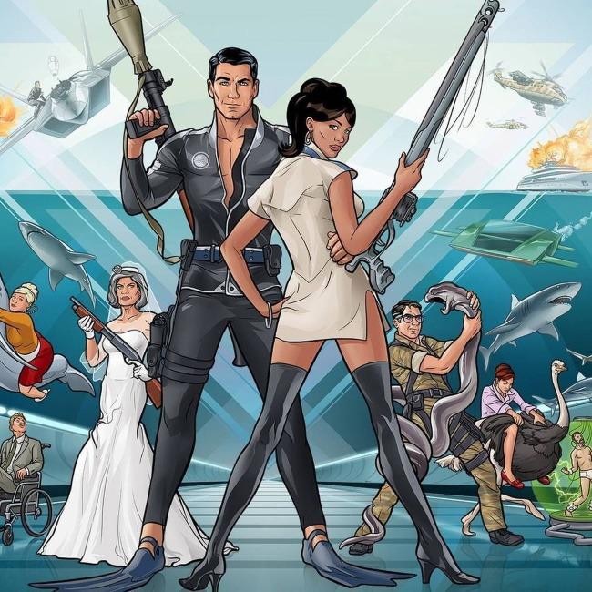 Archer Animated Series DVD Collection Seasons 1, 2, 3 and 4, Hobbies ...