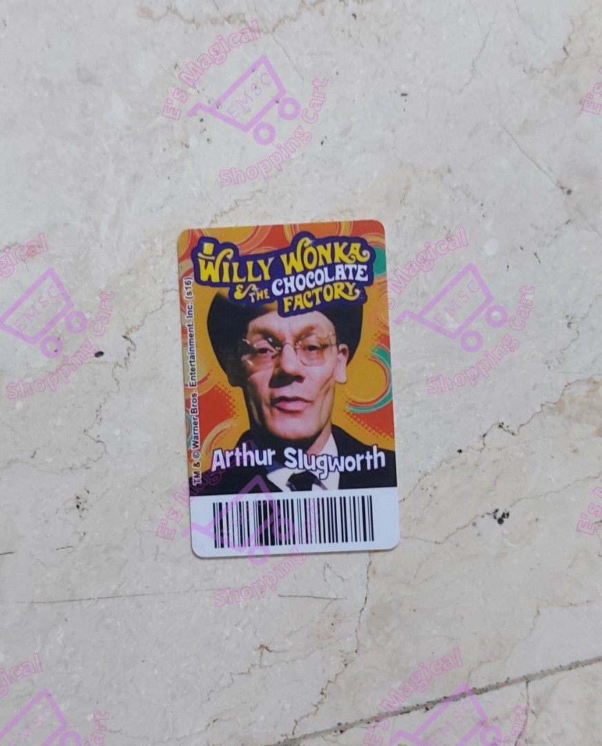 Arthur Slugworth Willy Wonka Arcade Card, Hobbies & Toys, Toys & Games ...