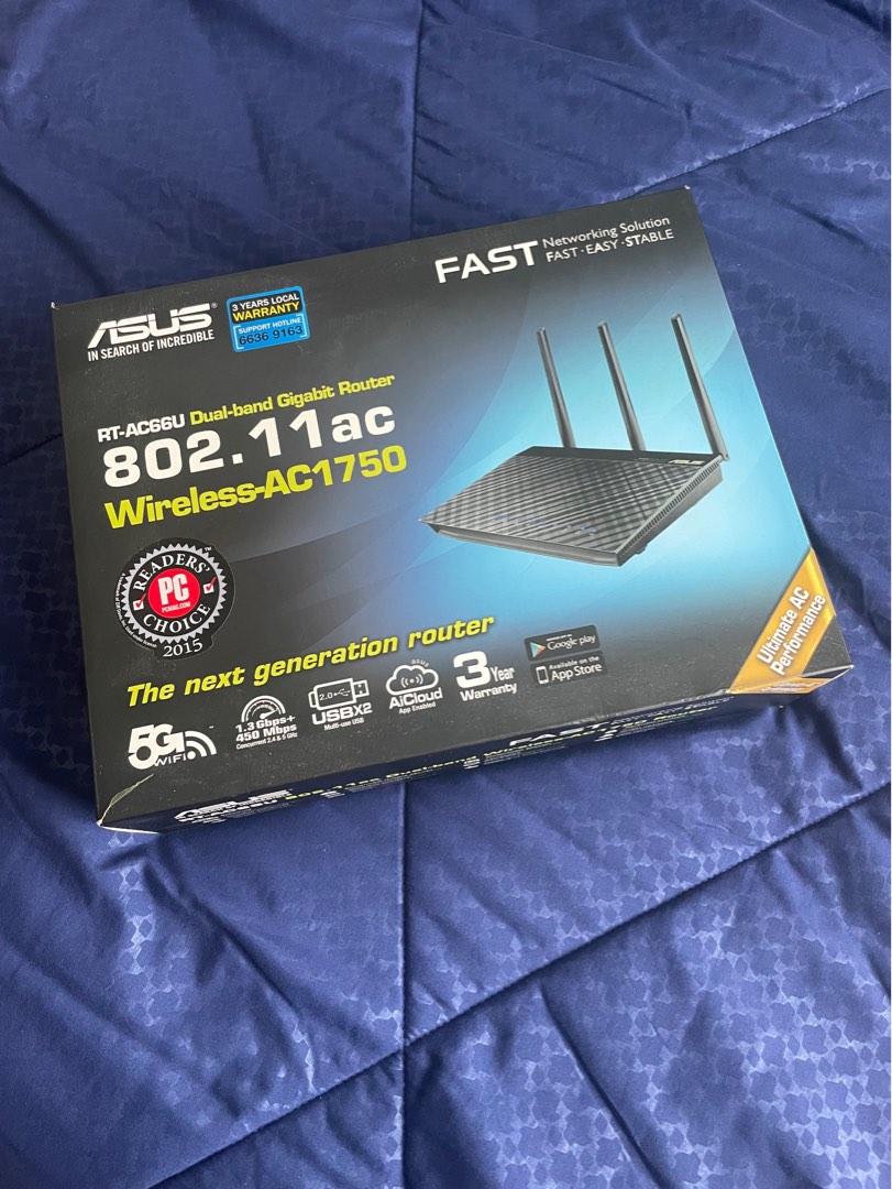 ASUS AC1750 Router, Computers & Tech, Parts & Accessories, Networking ...