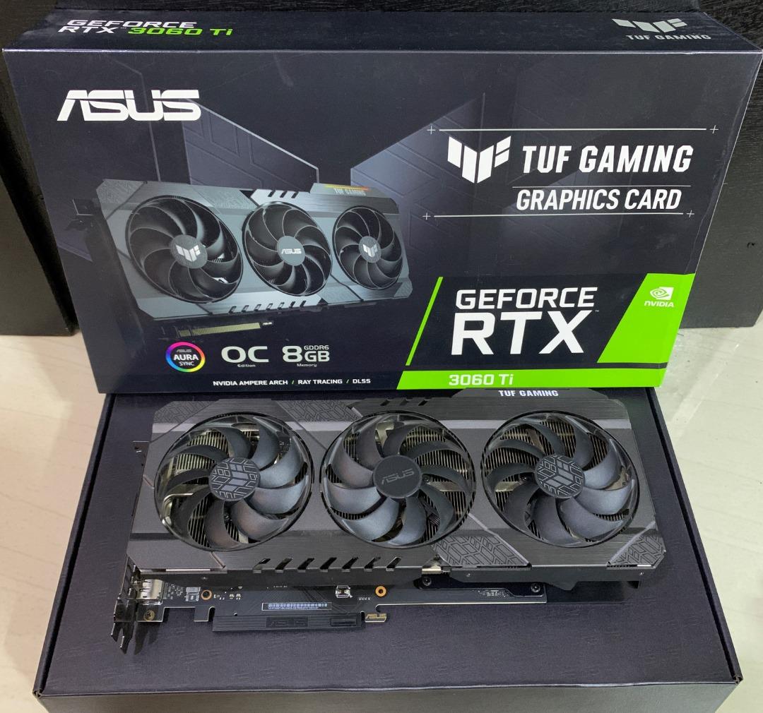 ASUS TUF GAMING RTX 3060Ti 8GB GDDR6 OC Edition (Tri-Fan), Computers ...