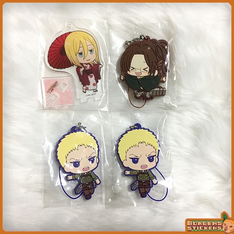 Attack on Titan / Shingeki no Kyojin Rubber Strap Keychain Reine Erwin ...