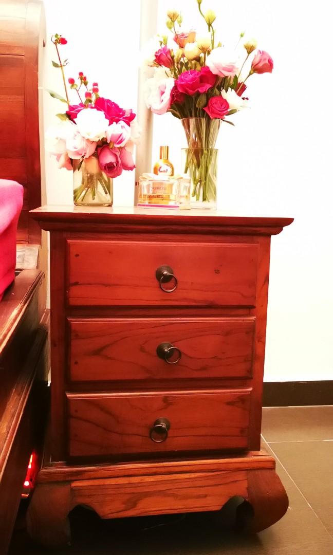 Balinese Teakwood Side Table, Furniture & Home Living, Furniture ...