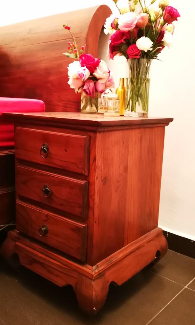 Balinese Teakwood Side Table, Furniture & Home Living, Furniture ...