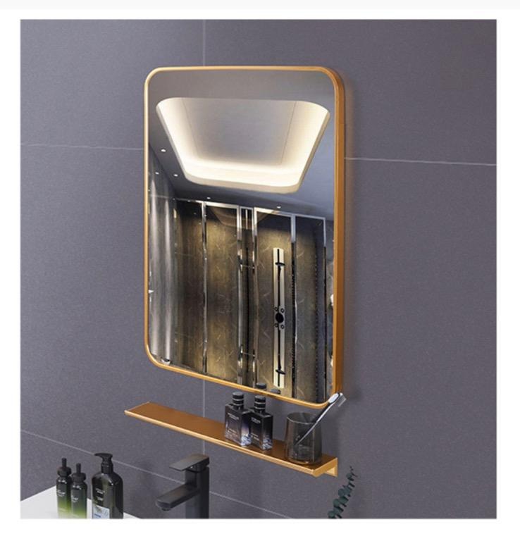 Bathroom Toilet Wall Mirror Square Mirror Deco, Furniture & Home Living ...