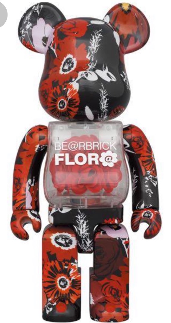 Bearbrick flora 花 400% be@rbrick, 興趣及遊戲, 玩具 & 遊戲類 - Carousell