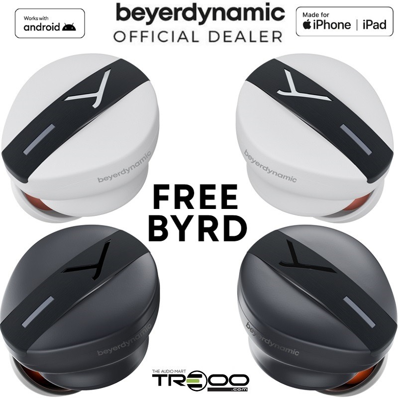Beyerdynamic Free BYRD True Wireless Bluetooth Noise-Cancelling In-Ear ...
