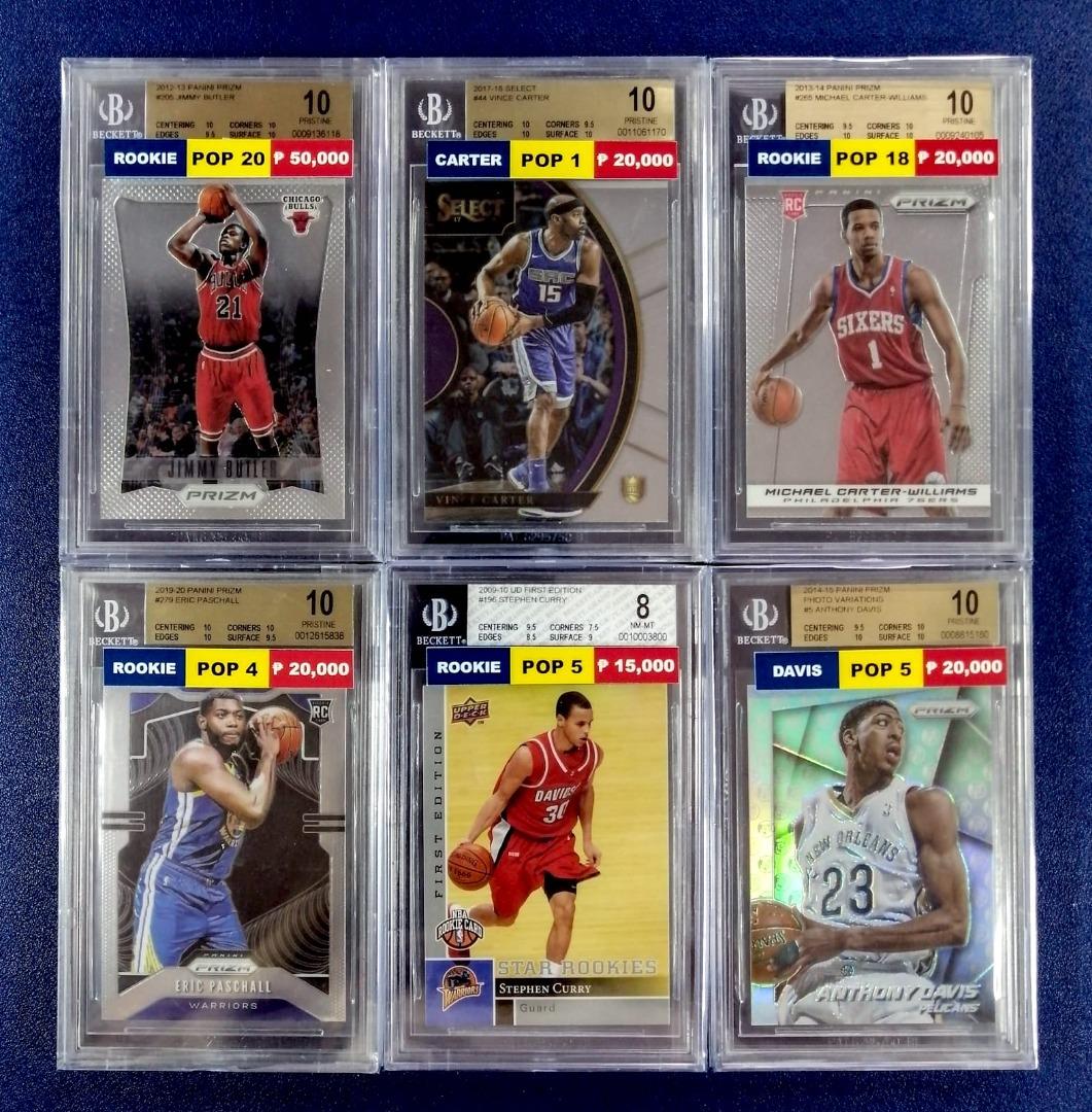 BGS 10 Jimmy Butler RC, Vince Carter, Michael Carter-Williams RC, Eric ...