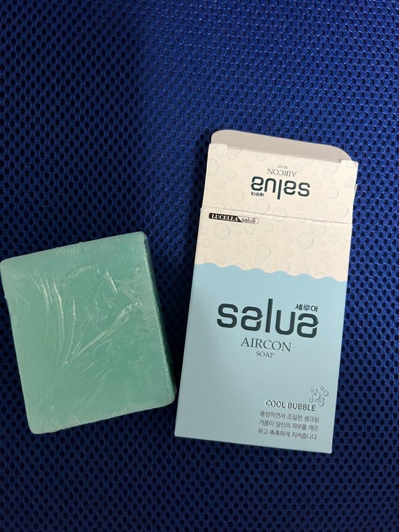 BNIP SALUA AIRCON Cool Bubble Essentail Oil Face Body Soap Korea ...