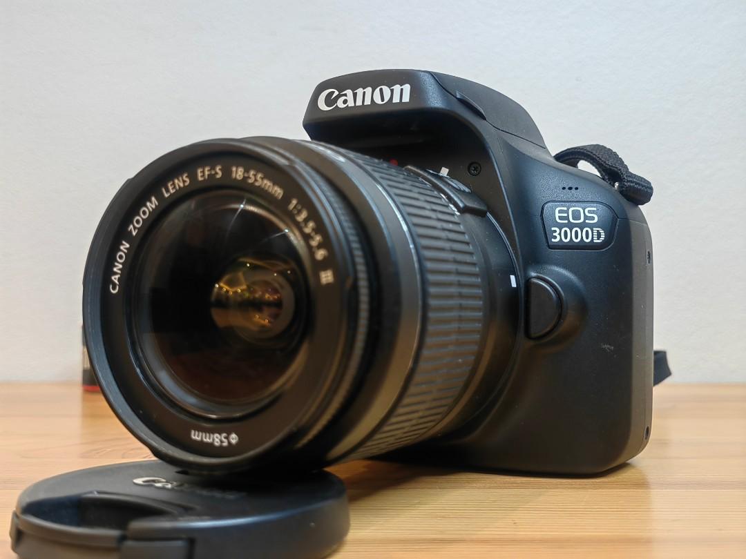 Canon 3000D WiFi DSLR Camera, Photography, Cameras on Carousell