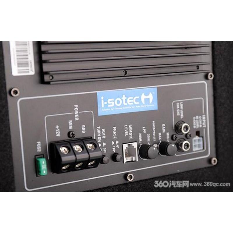 【Car Audio】Isotec Subwoofer Built in amplifier 「FREE FULL SET WIREKIT ...