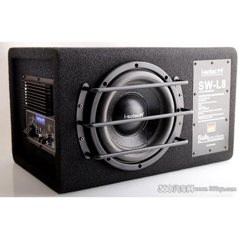 【Car Audio】Isotec Subwoofer Built in amplifier 「FREE FULL SET WIREKIT ...