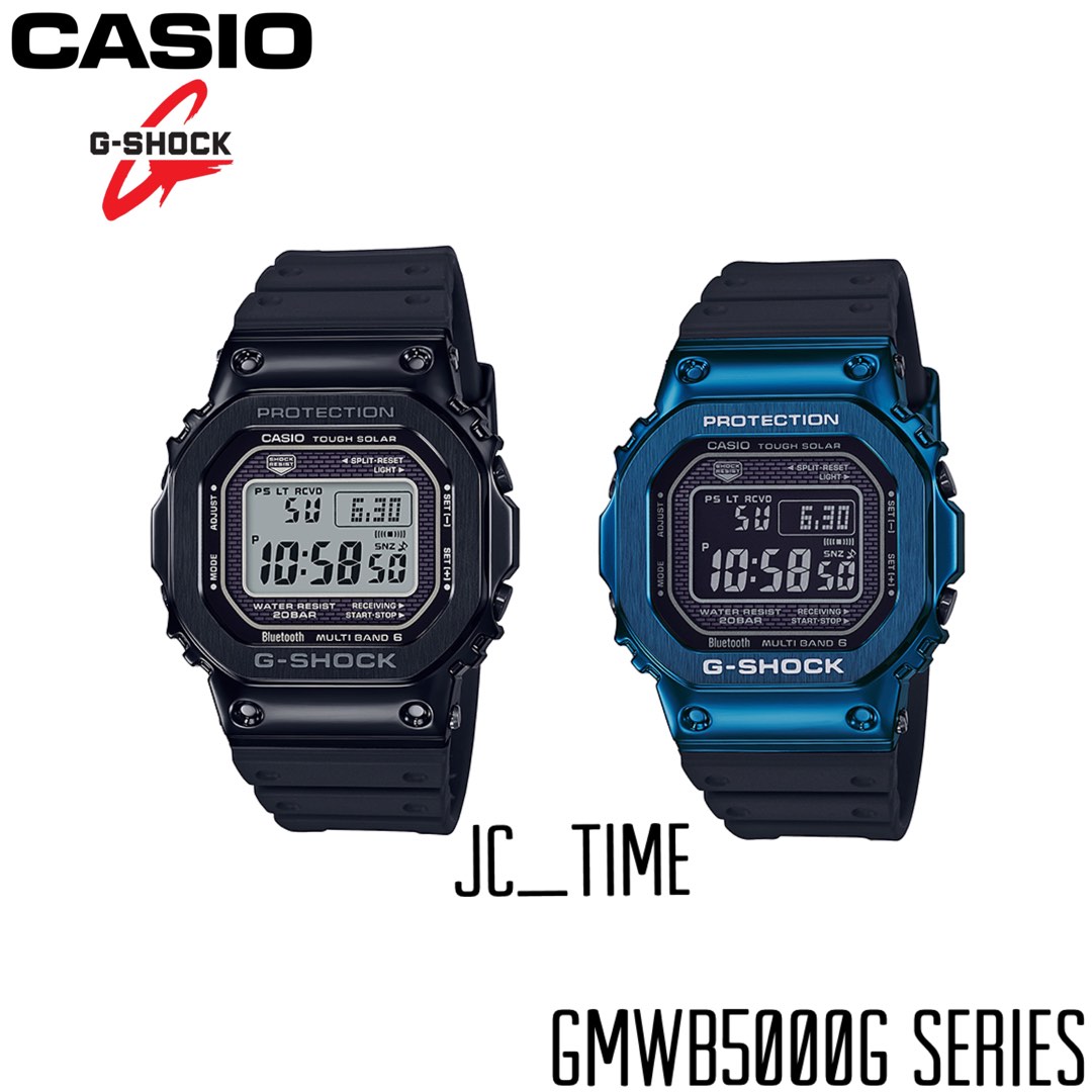 CASIO G-SHOCK GMWB5000G Series.GMW-B5000G-1D / GMW-B5000G-2D, Luxury ...