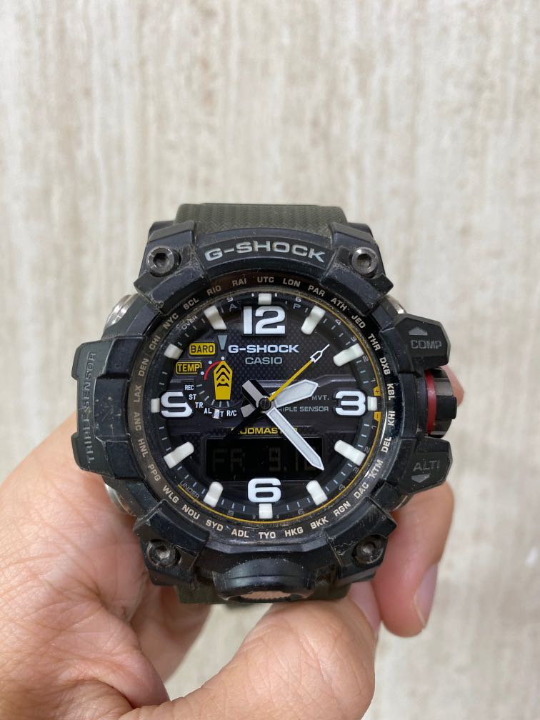 Casio G-Shock Mudmaster Triple Sensor GWG-1000, Men's Fashion, Watches ...