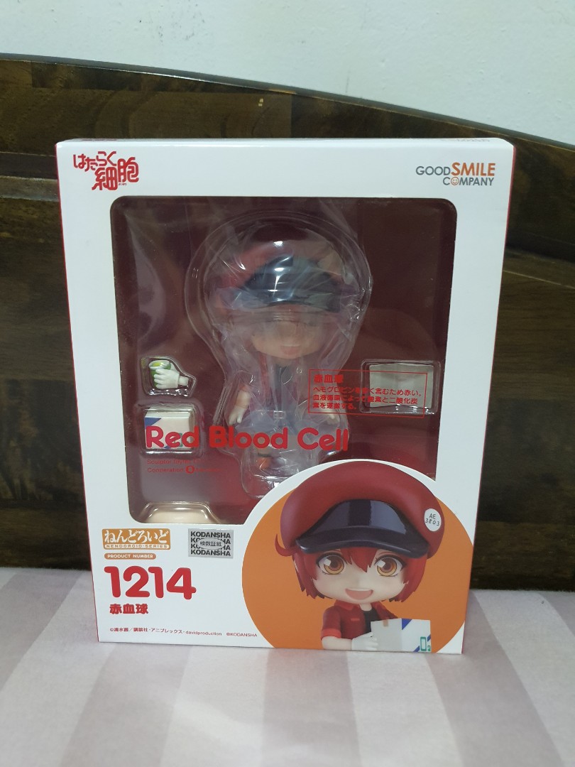 Cells at Work Nendoroid 1214 Red Blood Cell, Hobbies & Toys, Toys ...