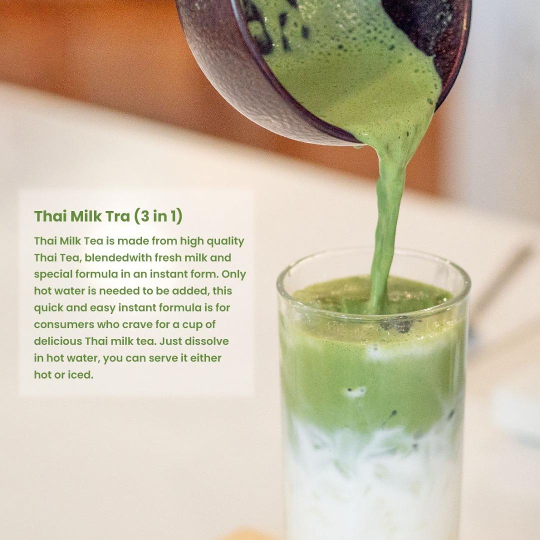 Cha Tra Mue Original Thai Tea Classic Thai Tea and Thai Milk Tea 3 in 1 ...