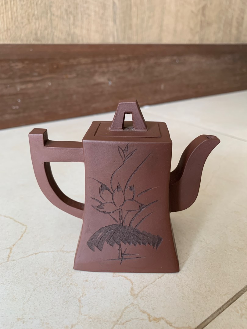 Chinese Zhi Sha Teapot Lotus Pattern, Hobbies & Toys, Collectibles & Memorabilia, Vintage ...