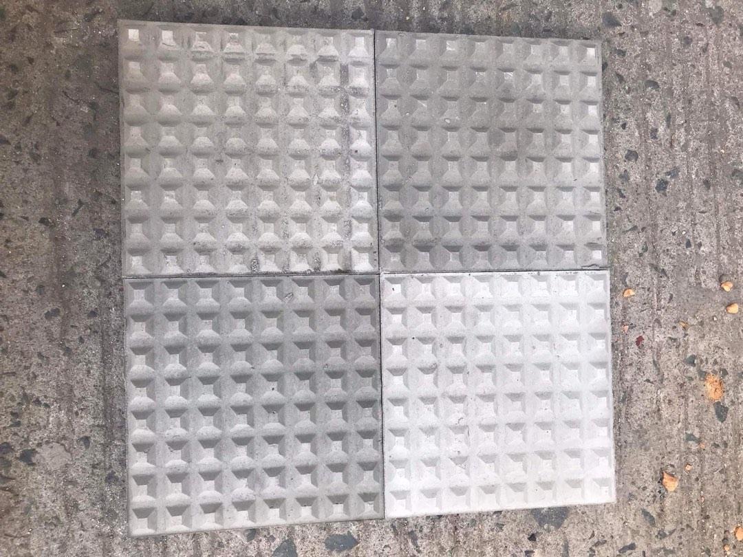Concrete Pavers Non-skid tiles, Furniture & Home Living, Home Decor ...
