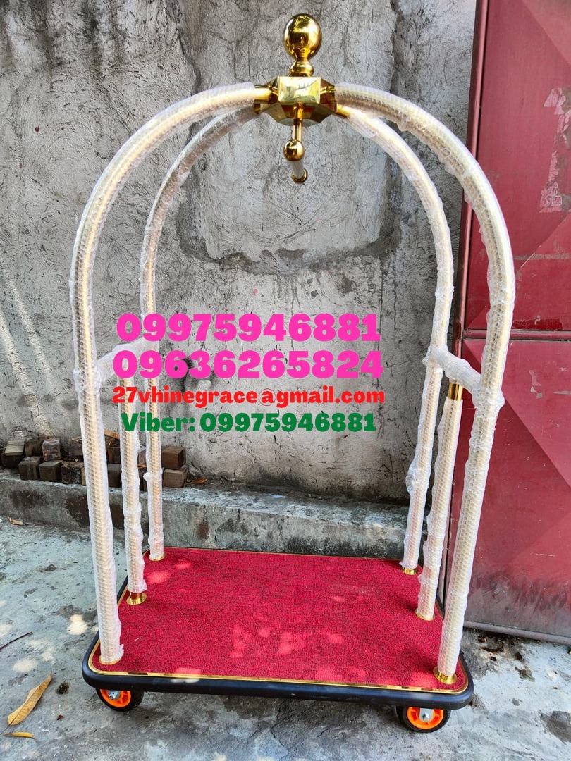 Crown Bellman's Trolley Luggage ON HAND, Furniture & Home Living ...