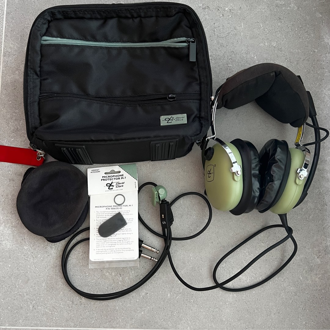 David Clark Aviation Headset H10-13S Stereo Pilot C172, Audio ...