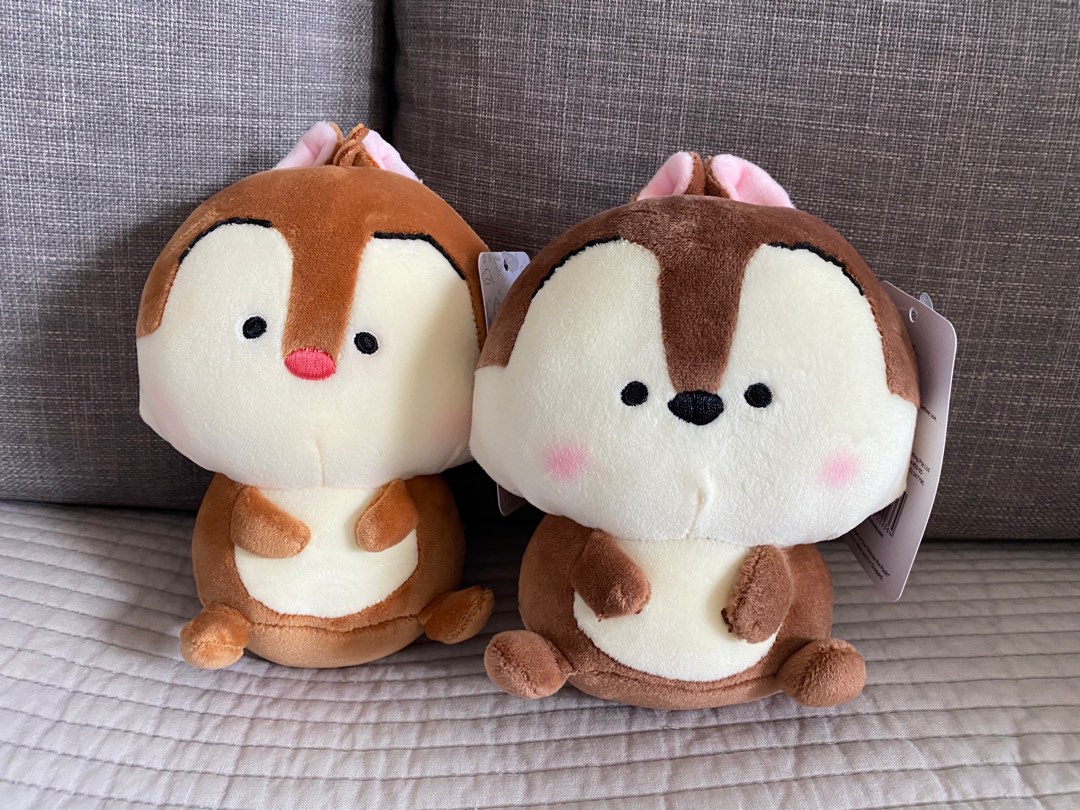 Disney chip and dale mochi soft toy plush plushie, Hobbies & Toys, Toys ...