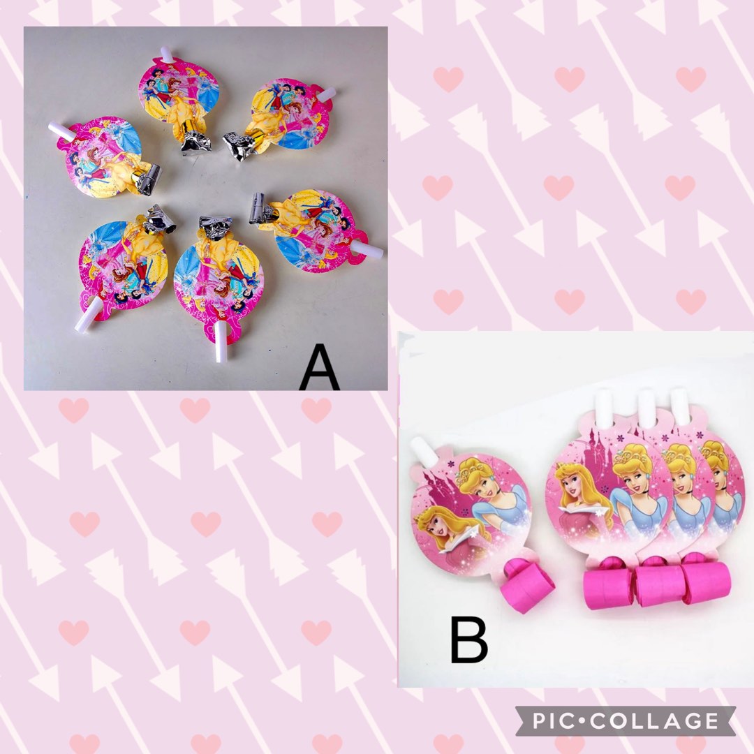 Disney Princess party supplies- party blowers blowout/ party deco ...