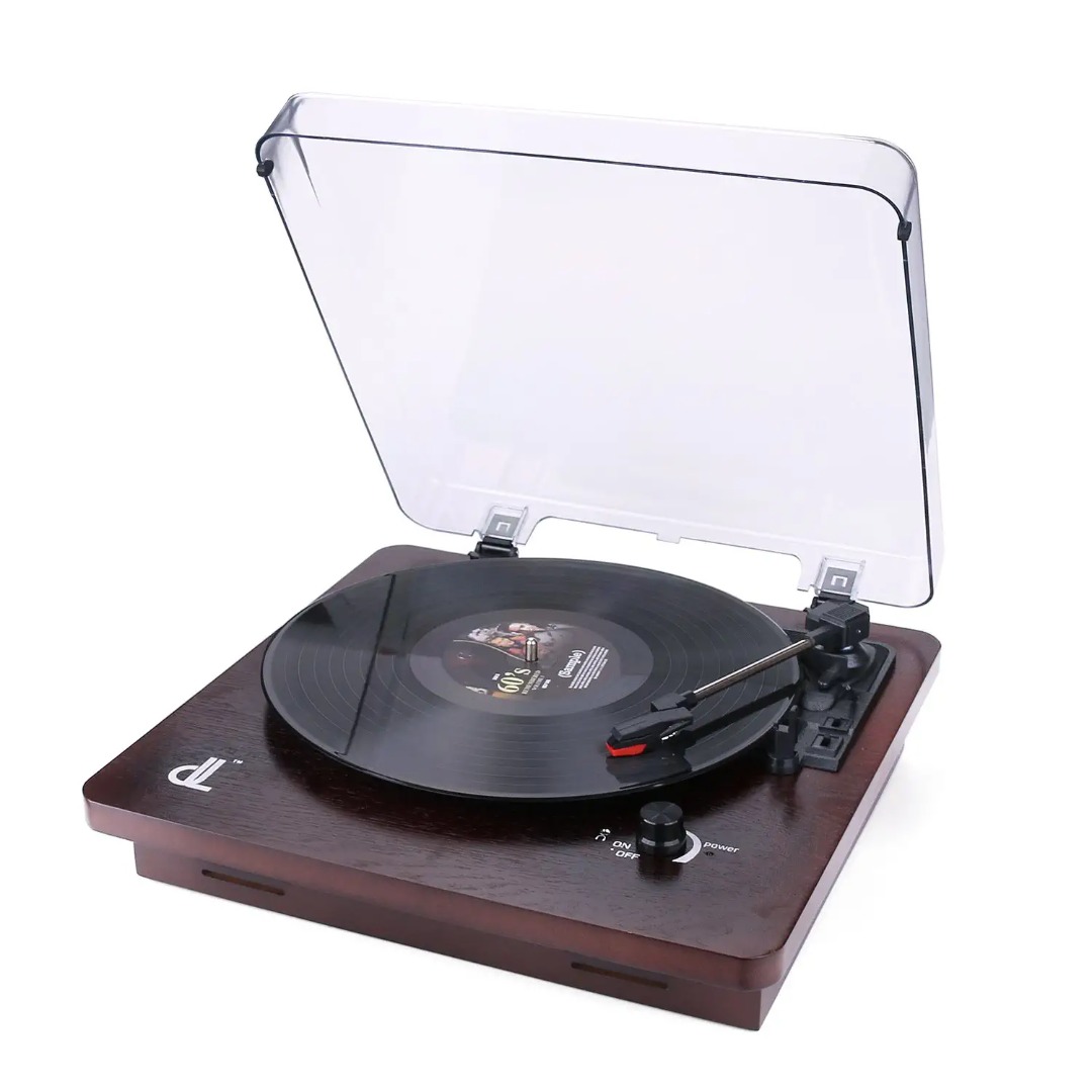 D&L 3-Speed Record Player with Built-in Stereo Speakers, Vintage ...