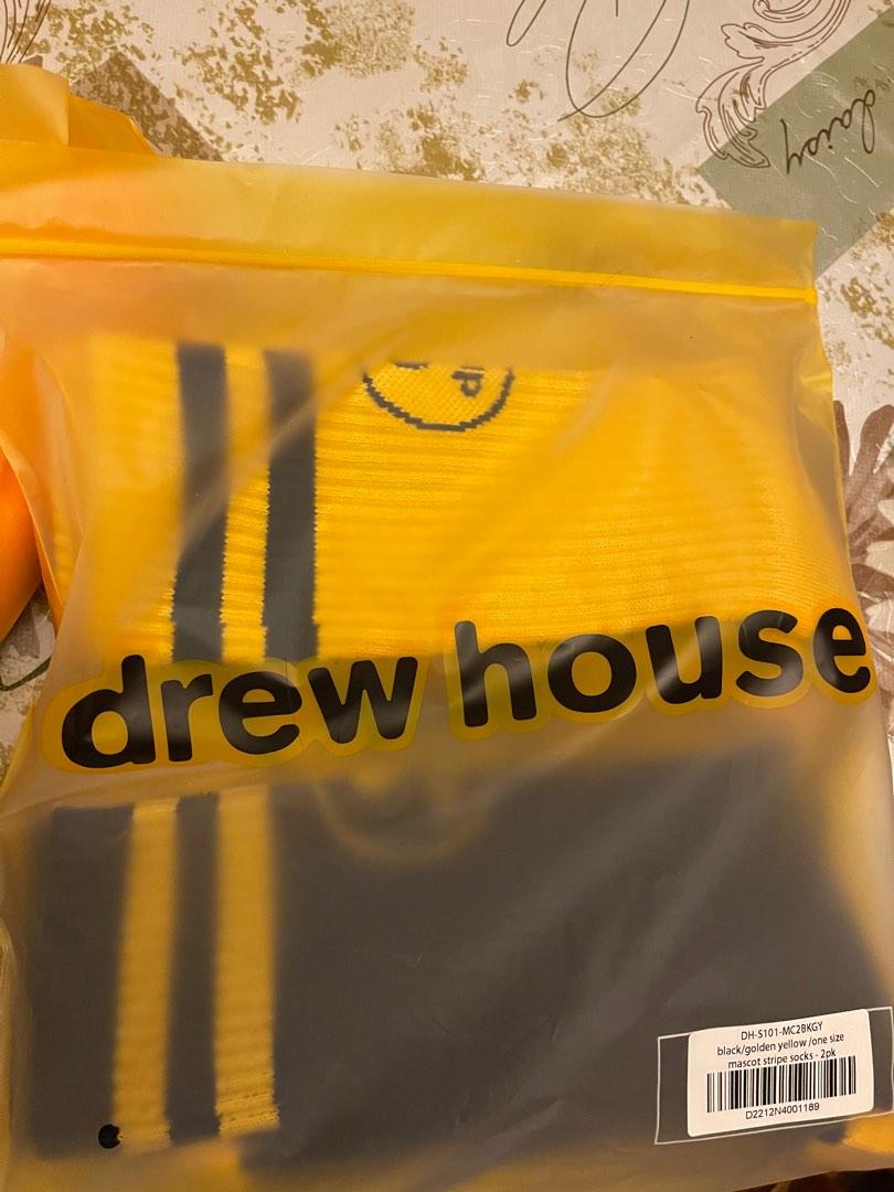 Drew house mascot stripe socks, Men's Fashion, Watches & Accessories ...