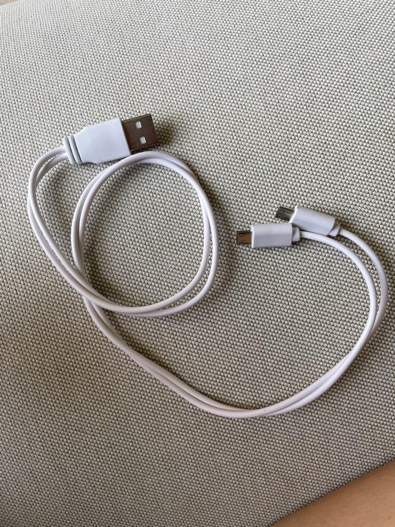 Dual head USB cable, Computers & Tech, Parts & Accessories, Cables ...