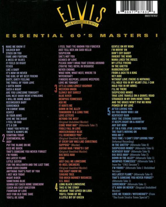 Elvis Presley THE ESSENTIAL 60'S MASTERS CDR, Hobbies & Toys, Music ...