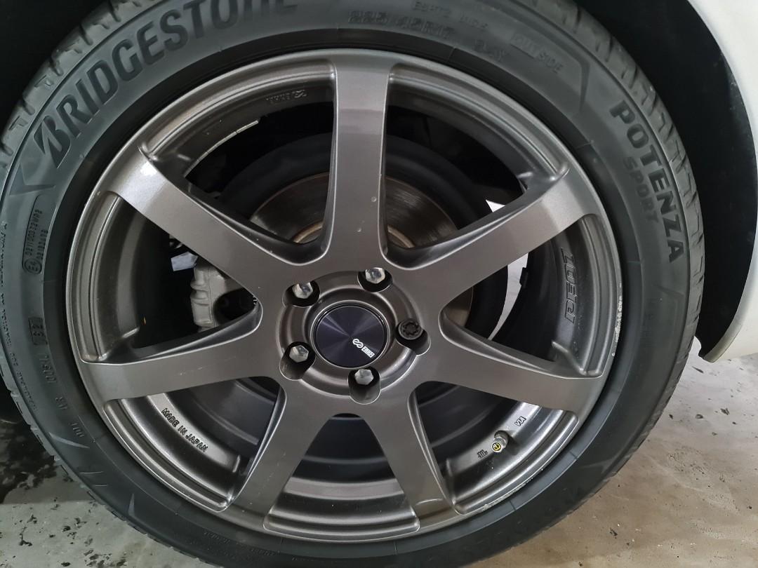 Enkei PF07, Car Accessories, Tyres & Rims on Carousell