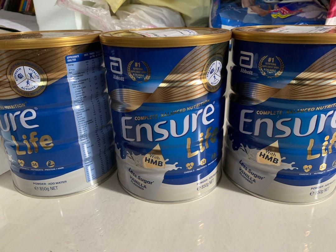 Ensure Life Vanilla flavour 850gm from Abbott Singapore, Health ...